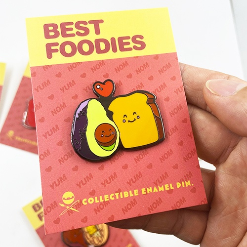 Hard Enamel Pin With Backing Card