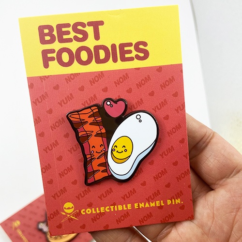 Hard Enamel Pin With Backing Card