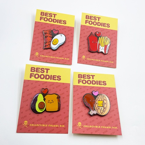 Hard Enamel Pin With Backing Card